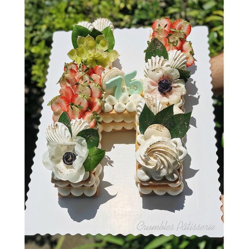 Letter Cakes – Crumbles Patisserie