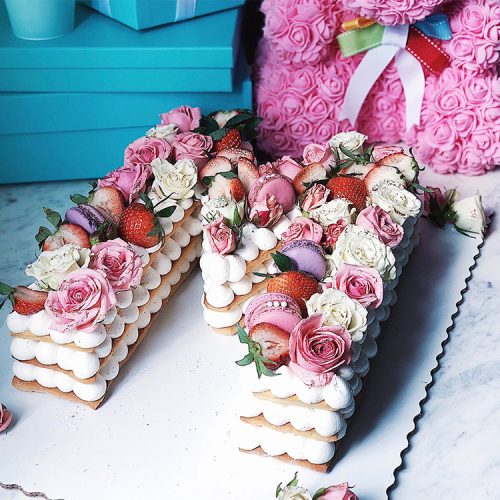 Letter Cakes – Crumbles Patisserie