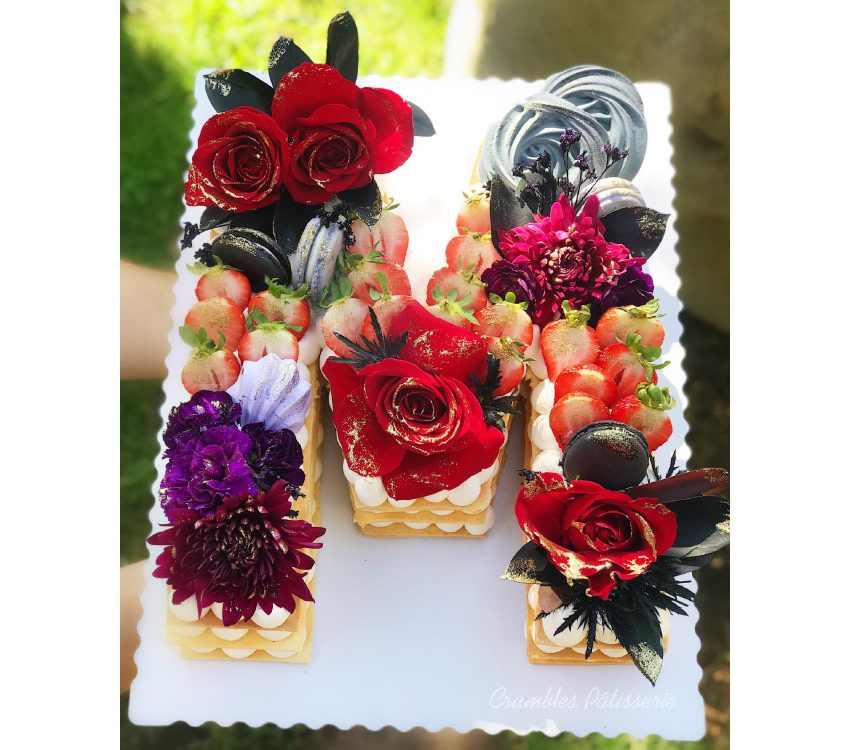Letter Cakes – Crumbles Patisserie