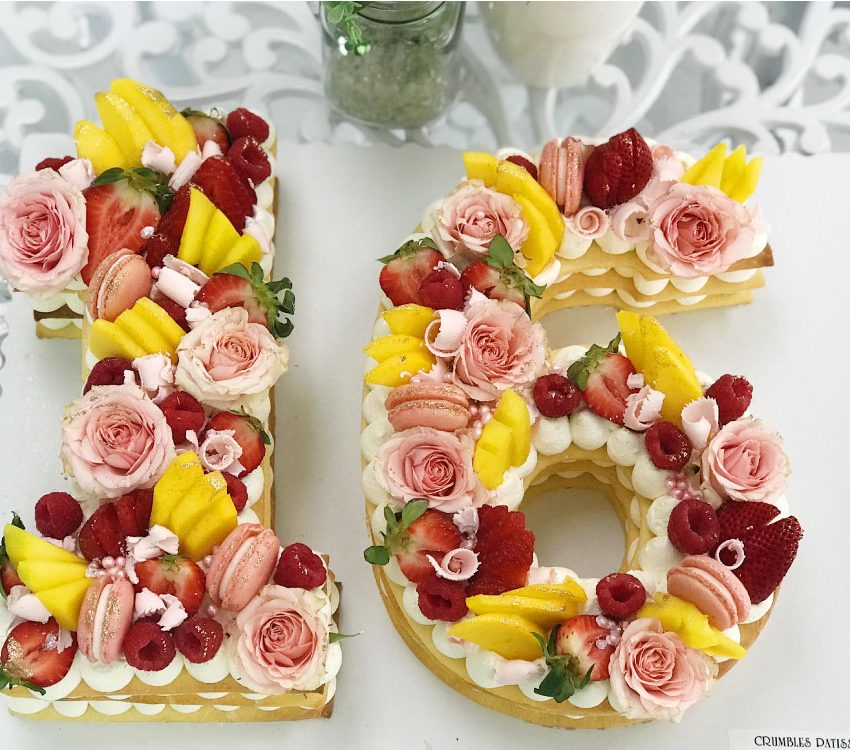 Number Cakes – Crumbles Patisserie