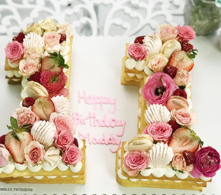Number Cakes – Crumbles Patisserie