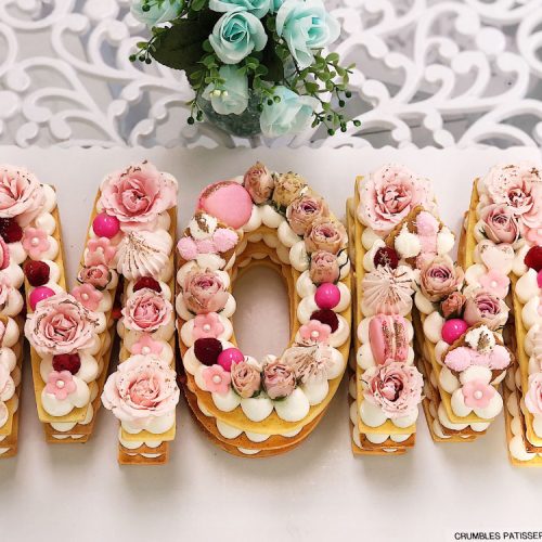 Letter Cakes – Crumbles Patisserie