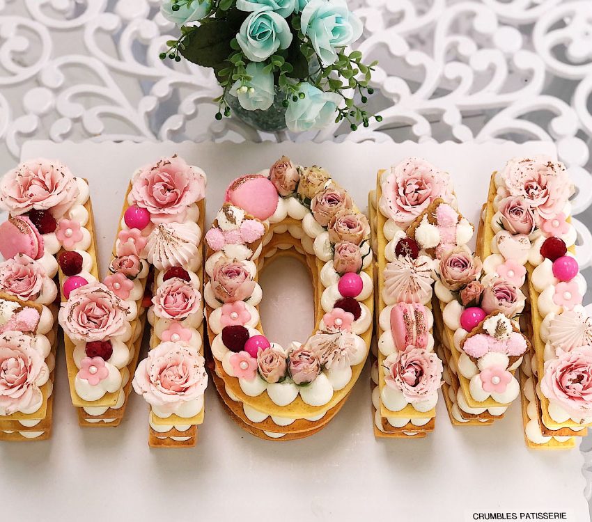 Letter Cakes – Crumbles Patisserie
