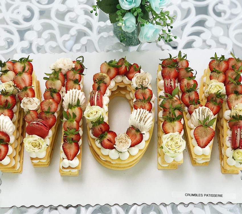 Letter Cakes – Crumbles Patisserie