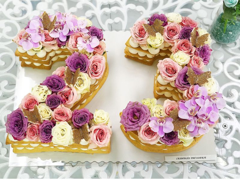 Number Cakes – Crumbles Patisserie
